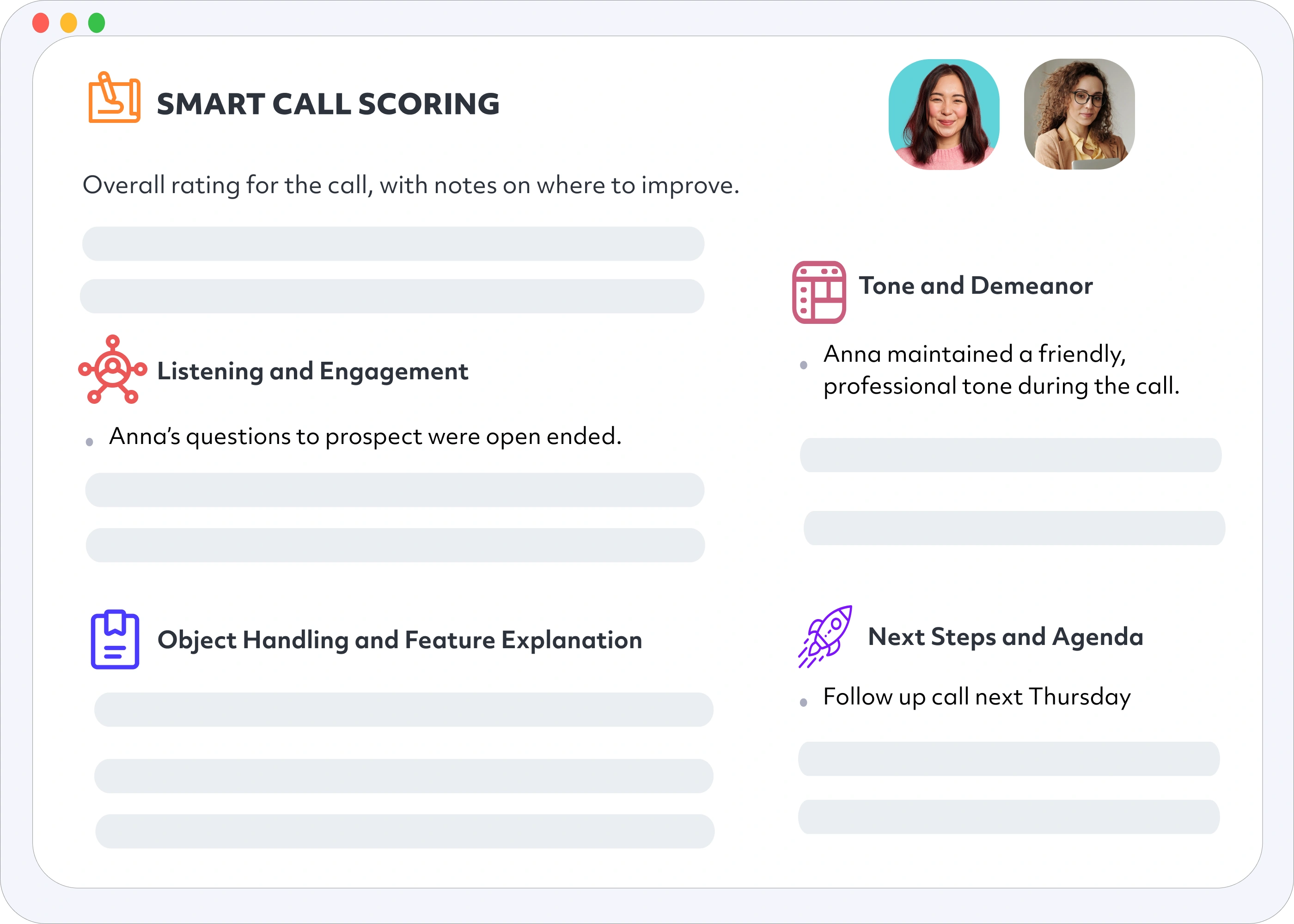 Smart Call Scoring with Rafiki